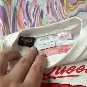Zara | Shirts & Tops | B44 Zara X Cars Ss Tee 4t Euc Lightning Mcqueen ...